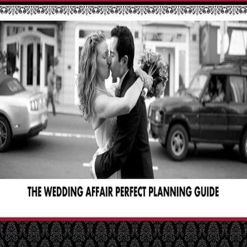 The wedding affair perfect planning guide | PPTX