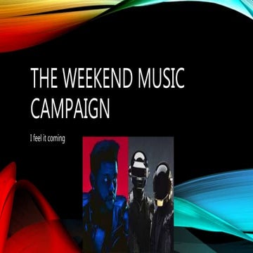 The weekend music campaign | PPTX