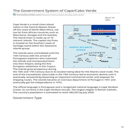 The Government System of Botswana | PDF