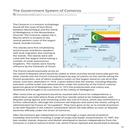 The Government System of Indonesia | PDF