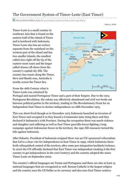 The Government System of Fiji | PDF | Political Issues & policy | Politics