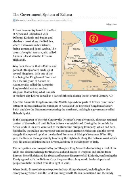 The Government System of Denmark | PDF