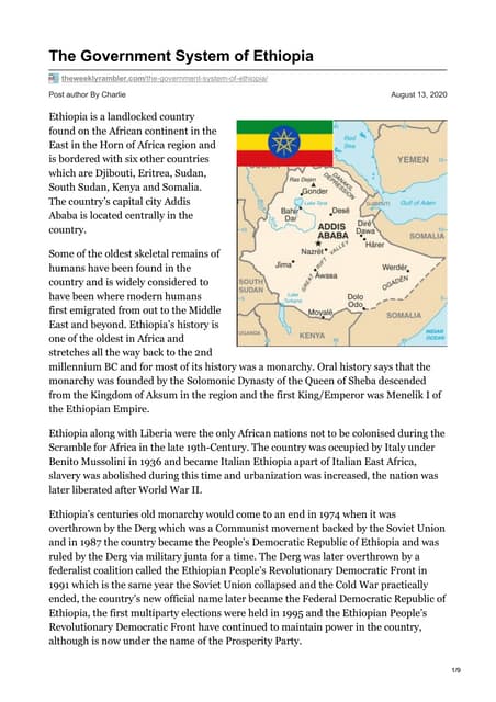 The Government System of Denmark | PDF