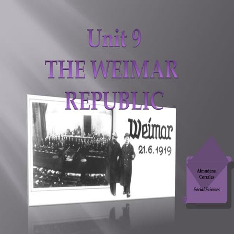 The weimar republic | PPT | Economy | Business and Finance
