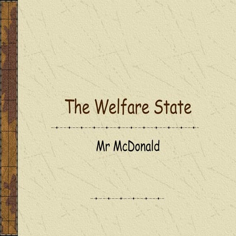 The Welfare State | PPT