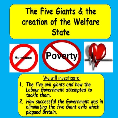 The welfare state | PPTX