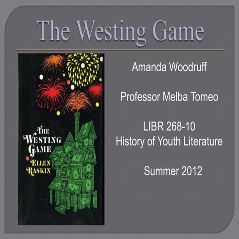 The Westing Game Chapter Questions | PPT