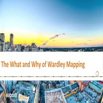 The What and Why of Wardley mapping | PDF