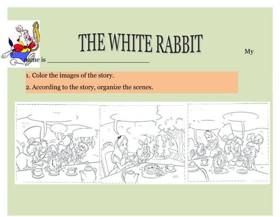 Story telling-the white rabbit | PPT