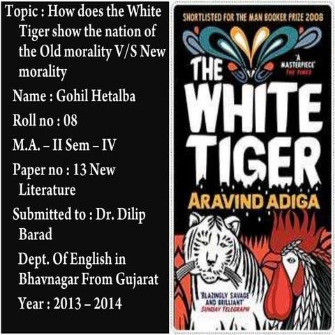 The white tiger | PPTX