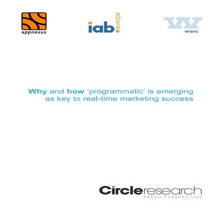 IAB report about the current state of programmatic in Europe (2014 ...