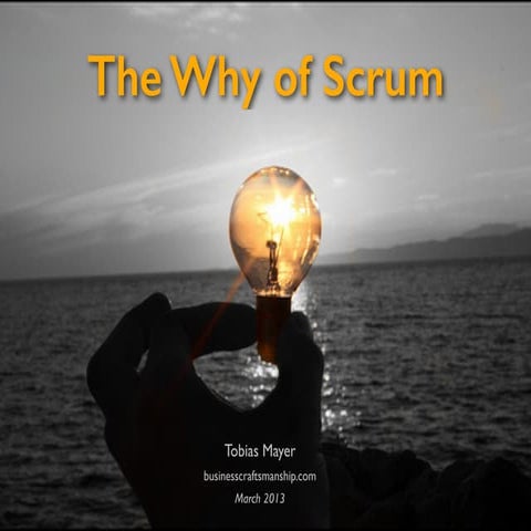 The Why of Scrum | PDF