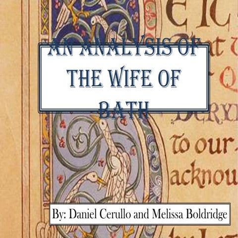 The Wife Of Bath | PPTX