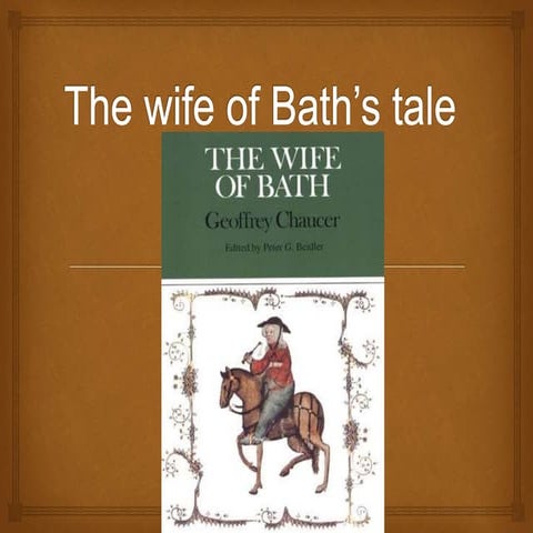 The wife of bath's tale expo | PPT
