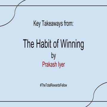The winning habit | PPTX