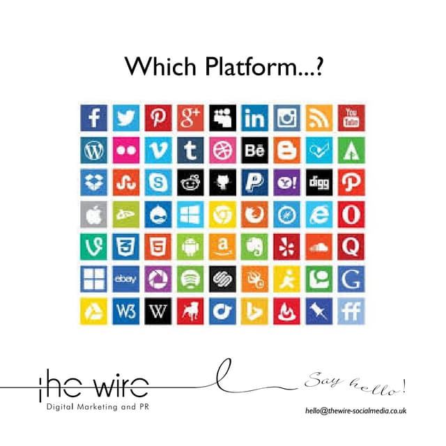 The wire which platform | PDF