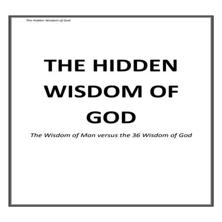 Wisdom | PDF