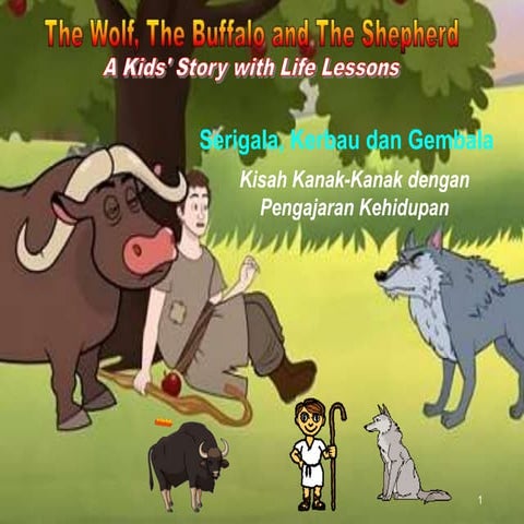 The Wolf, The Buffalo and The Shepherd ~ A Kids' Story with Life ...