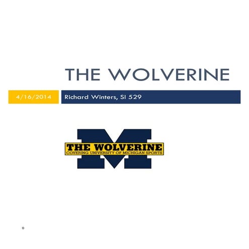The Wolverine Project | PDF