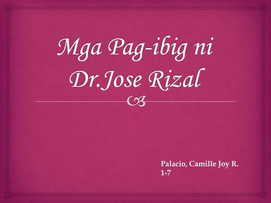 Buhay-Pag-ibig-ni-Rizal ( Mga naging asawa ni Rizal)..pdf. | PDF