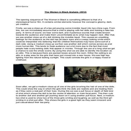 The women in black analysis | PDF