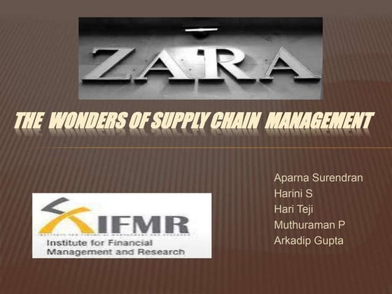 PPT on Zara | PDF | Business | Business and Finance