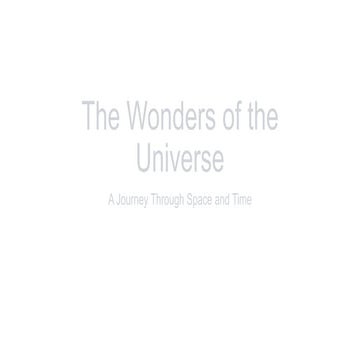 The Wonders of the Universe.pptx