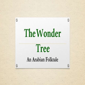 The Wonder Tree (lesson) | PPTX