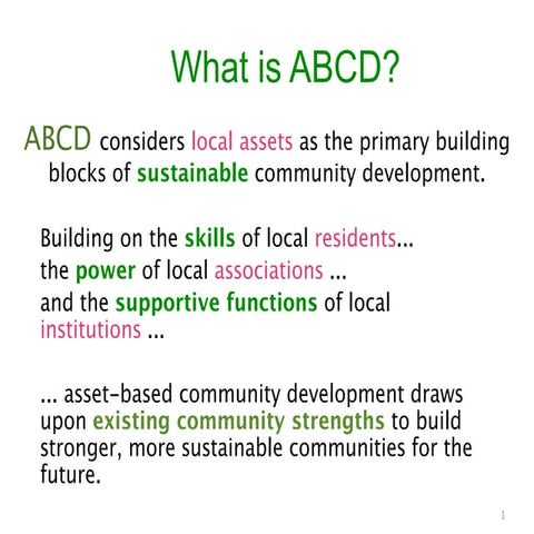 The Work of Community Development | PDF