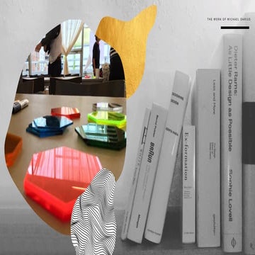 Case studies and work samples from the portfolio of Michael Darius | PDF