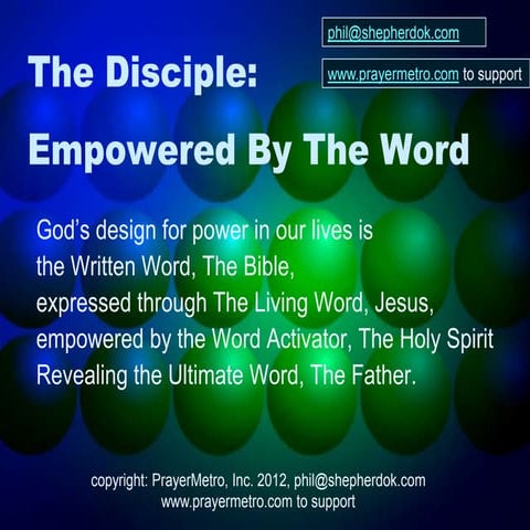 The Works of Jesus - Word Empowered Disciples | PPTX