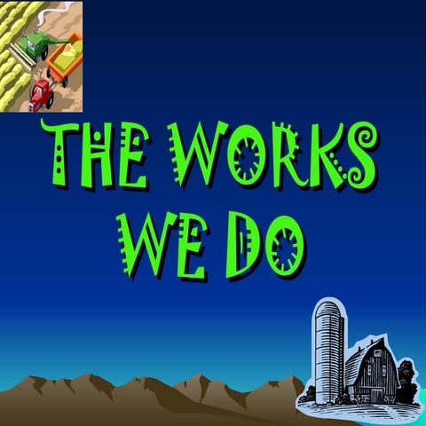 The work we do | PPT