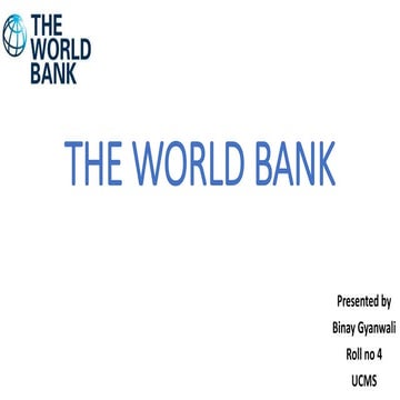 The World Bank | PPTX