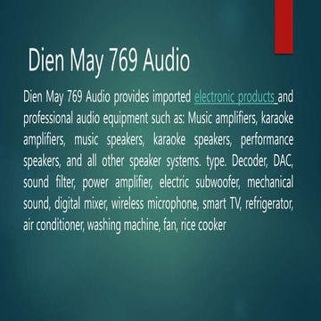 The world famous audio speaker and sound management system.pptx