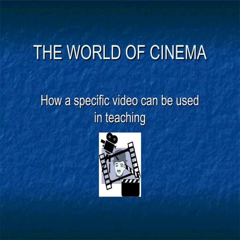 The world of cinema (1) | PPT