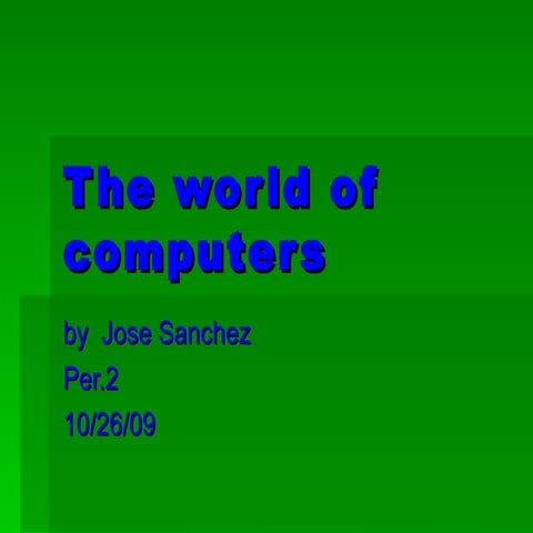 Life without computers by Mihara (1) | PPTX