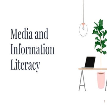 The World of Media and Information Literacy | PPTX