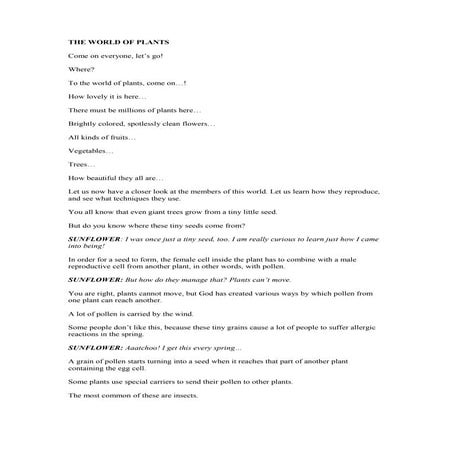The world of plants. english | DOC
