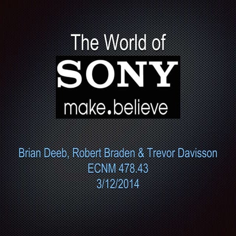The World of Sony | PPTX