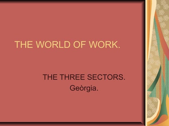 The world of work by Niama | PPT