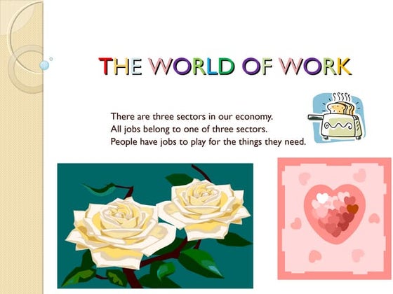 The world of work by Zaina | PPT