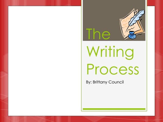 The Writing Process Powerpoint | PPT