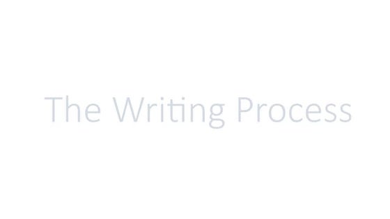 Stages of writing process, Pre writing, Drafting, Revising, Editing and ...