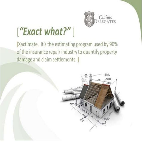 The xactimate program | PPT