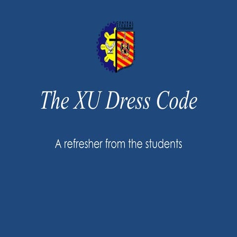 The xu dress code | PPTX