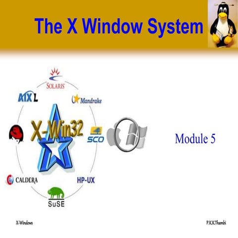 The X Window System Graphical User Interface | PPT