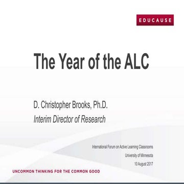 The Year of the ALC | PPTX