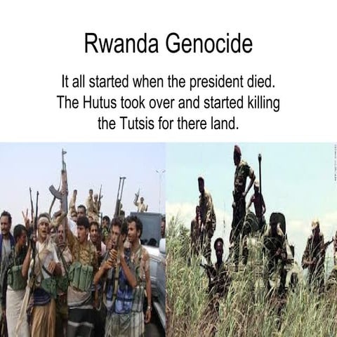 Rwanda Genocide by:Ramsey | PPT