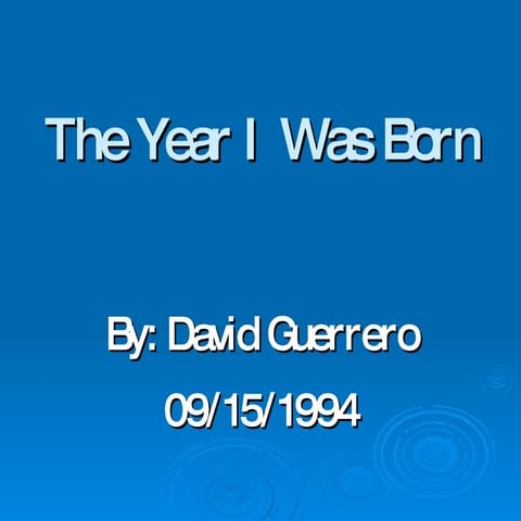 The year i was born | PPT | Air Travel | Travel Type