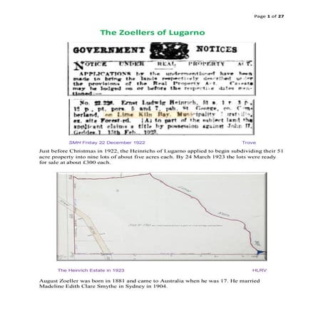 The Zoellers of Lugarno | PDF